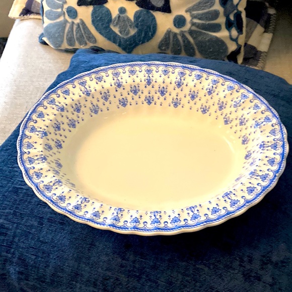 Spode | Dining | Spode Copeland Blue Fleur De Lis Oval Vegetable ...
